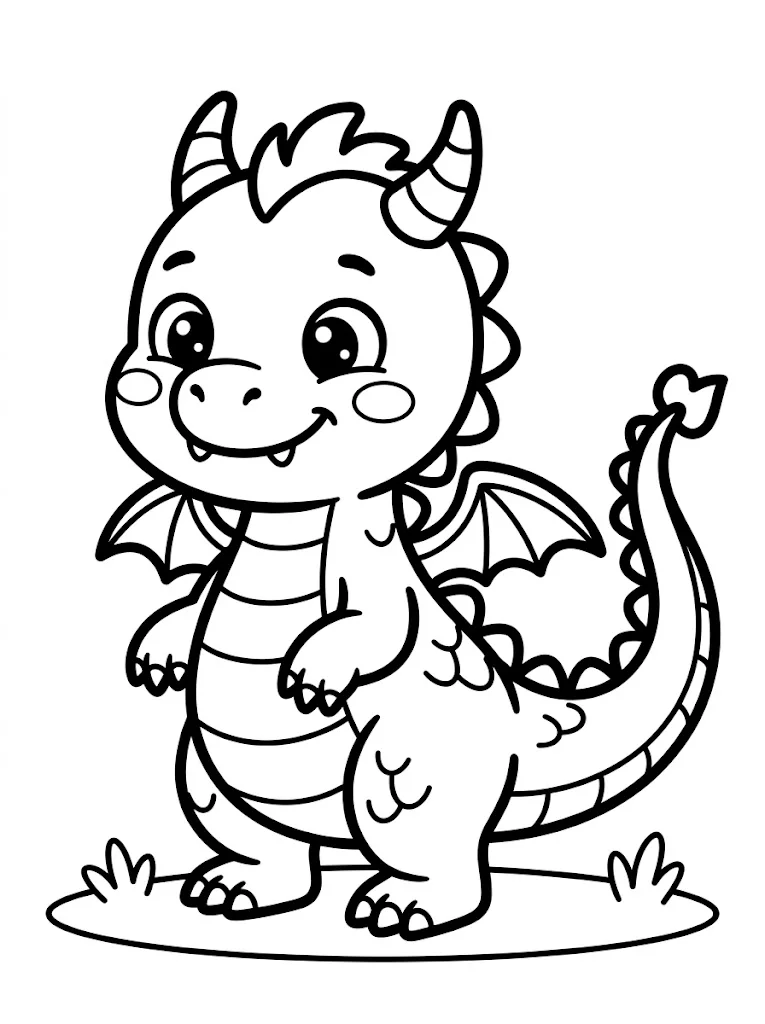 50+ Dragon Coloring Pages | Free Fantasy PDFs – ColoringX